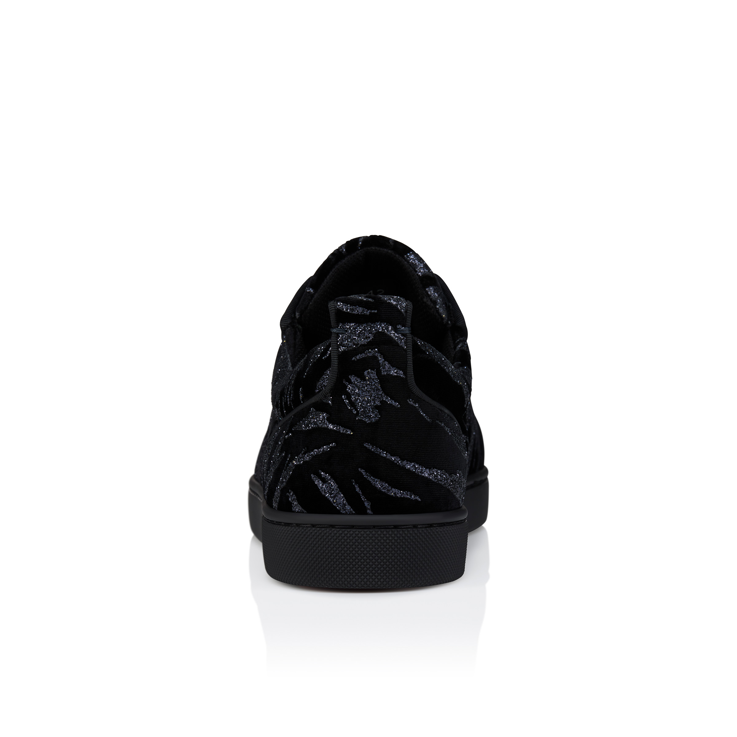 Louis Junior Spikes - Sneakers - Zebra printed velvet Louis Junior Spikes - Sneakers - Zebra printed velvet