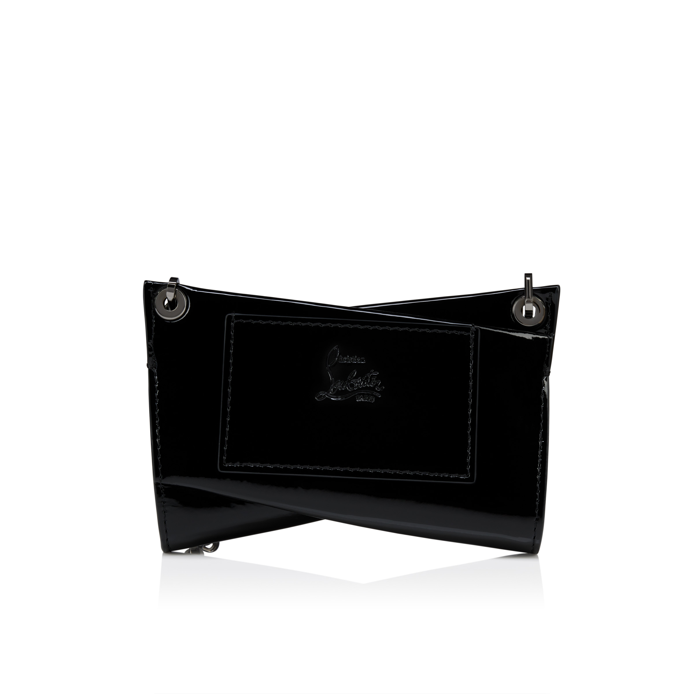 Loubitwist mini - Clutch - Patent leather - Black Loubitwist mini - Clutch - Patent leather - Black