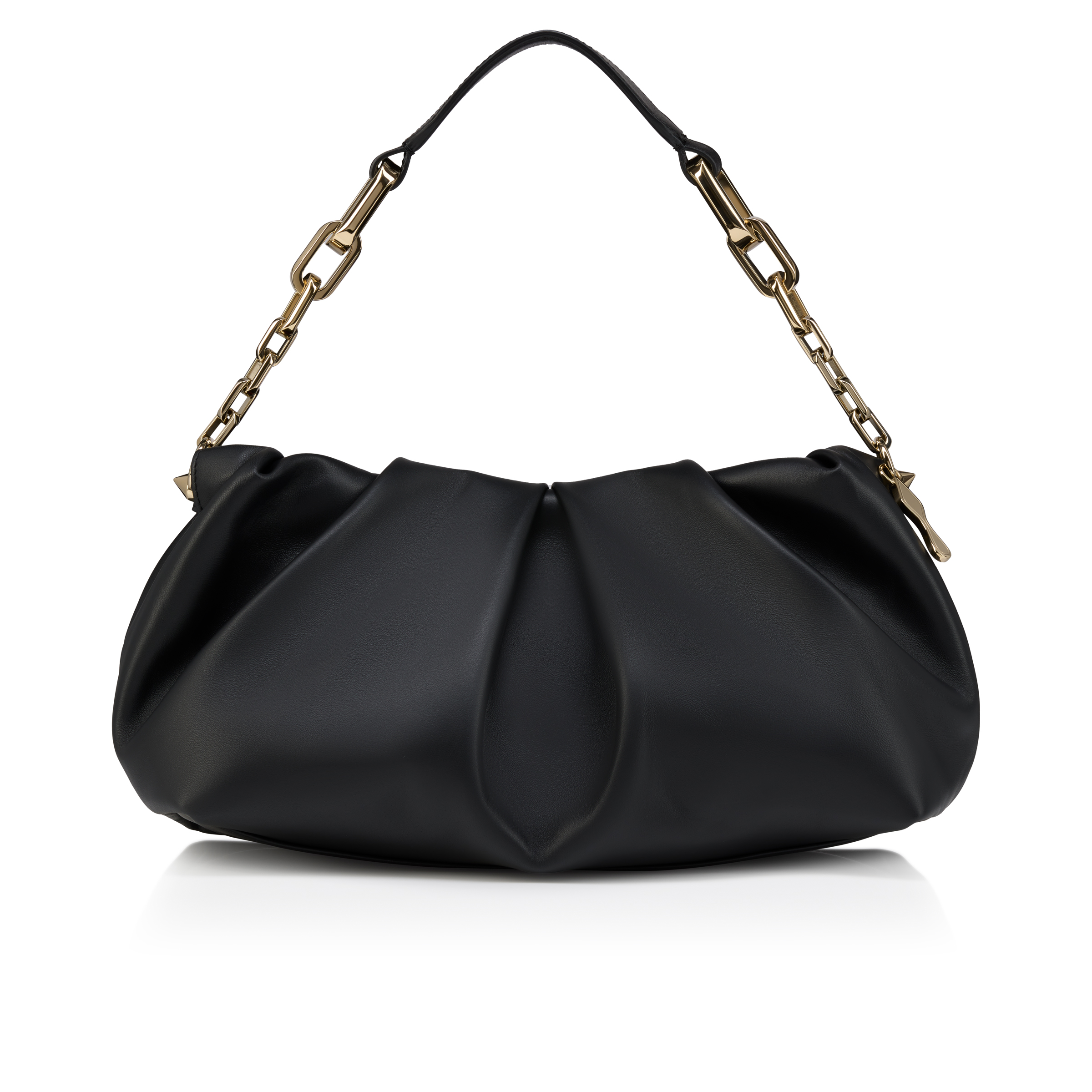 Eva - Shoulder bag - Lamb nappa leather - Black - Christian Louboutin ...