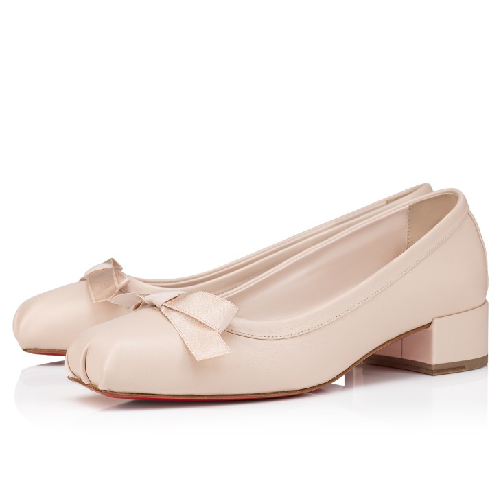 Mamaflirt - 30 mm Ballerinas - Lamb nappa leather - Leche Mamaflirt - 30 mm Ballerinas - Lamb nappa leather - Leche