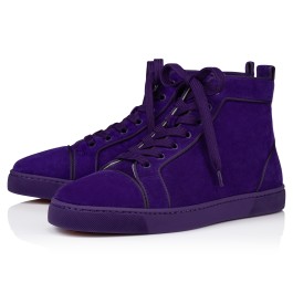 Louis - High-top sneakers - Veau velours - Jacaranda - Men - Christian ...