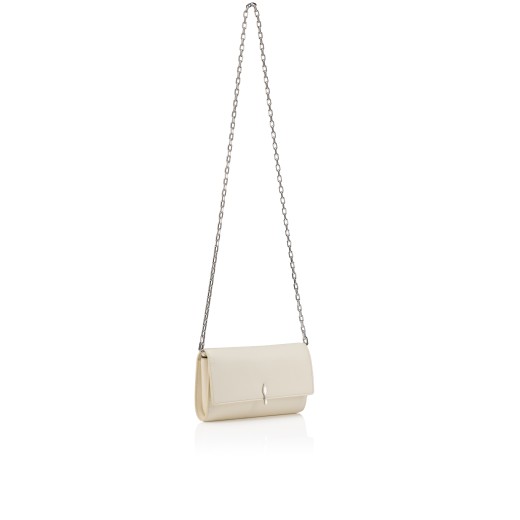 christian louboutin white crossbody